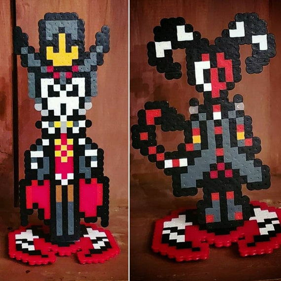 Helluva Boss Pixel Art Grid