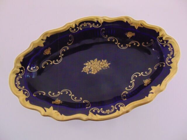 Vintage Reichenbach Germany Fine China Blue & Gold Echt Kobalt - Etsy