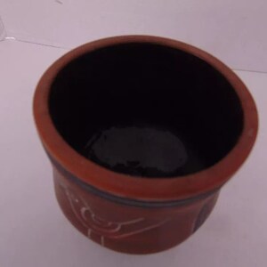 Mexico Aztec Mayan Red Clay Folk Art Pottery Cup JC578-9 - Etsy