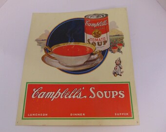 Campbell Sign - Etsy