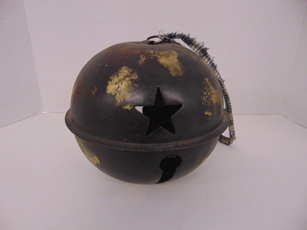 Antique 7 Galvanized Jumbo Jingle Bell JC707-12 - Etsy