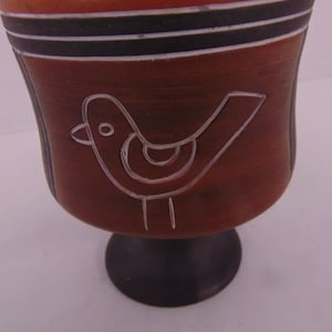 Mexico Aztec Mayan Red Clay Folk Art Pottery Cup JC578-9 - Etsy