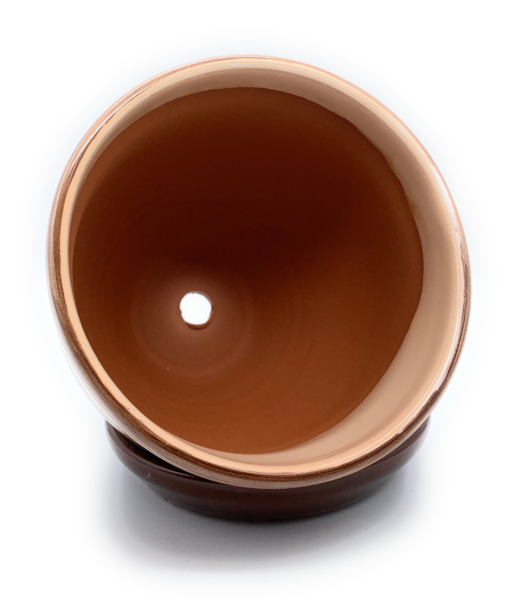 Glazed Ceramic Flower Pot with Saucer Round Terracotta with | Etsy