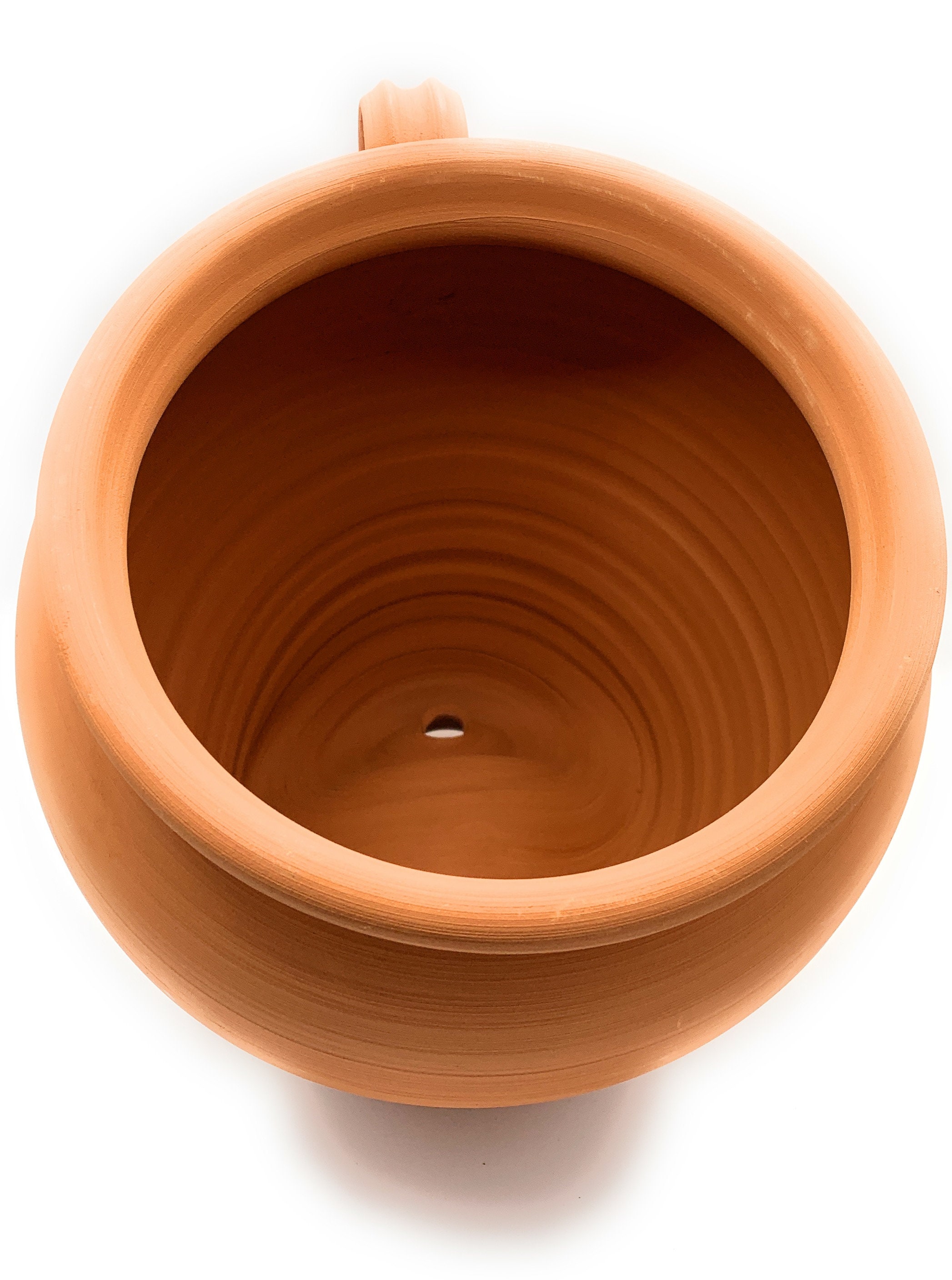 Tilted Ceramic Plant Pot Outdoor Angled Terracotta Flower Pot Planter ...