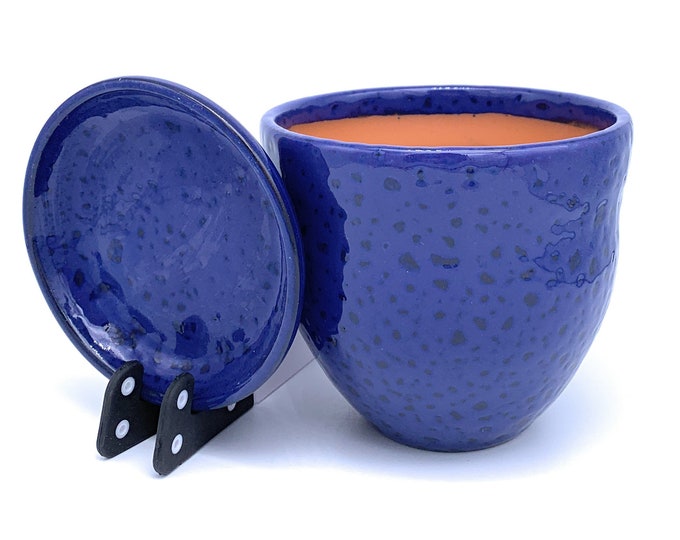 Tilted Ceramic Plant Pot Outdoor Angled Terracotta Flower Pot Planter ...