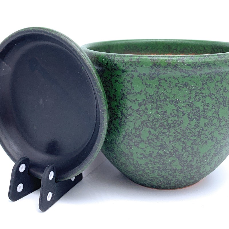 Green Drip Plant Pot - Etsy UK