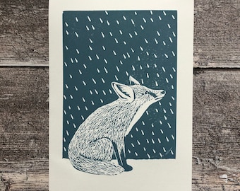 Linoleum Print | Etsy