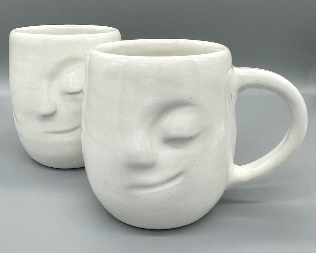 Large Zen Mug - 16 Oz. Add Some Serenity to Your Day! White Handmade ...