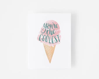You're the Coolest Card - Etsy