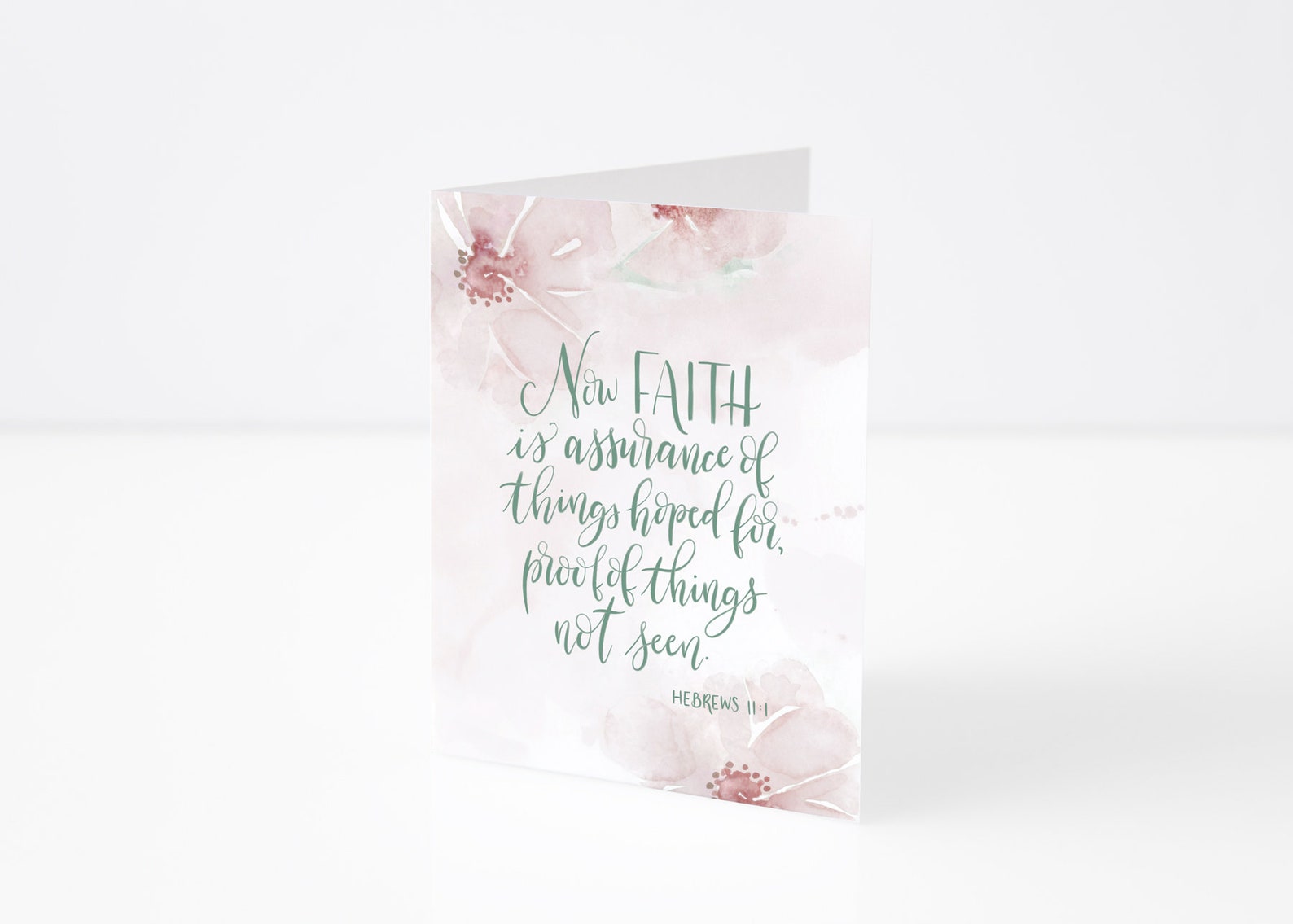 Bible Verse Cards Sympathy Card Illustrated Faith | Etsy