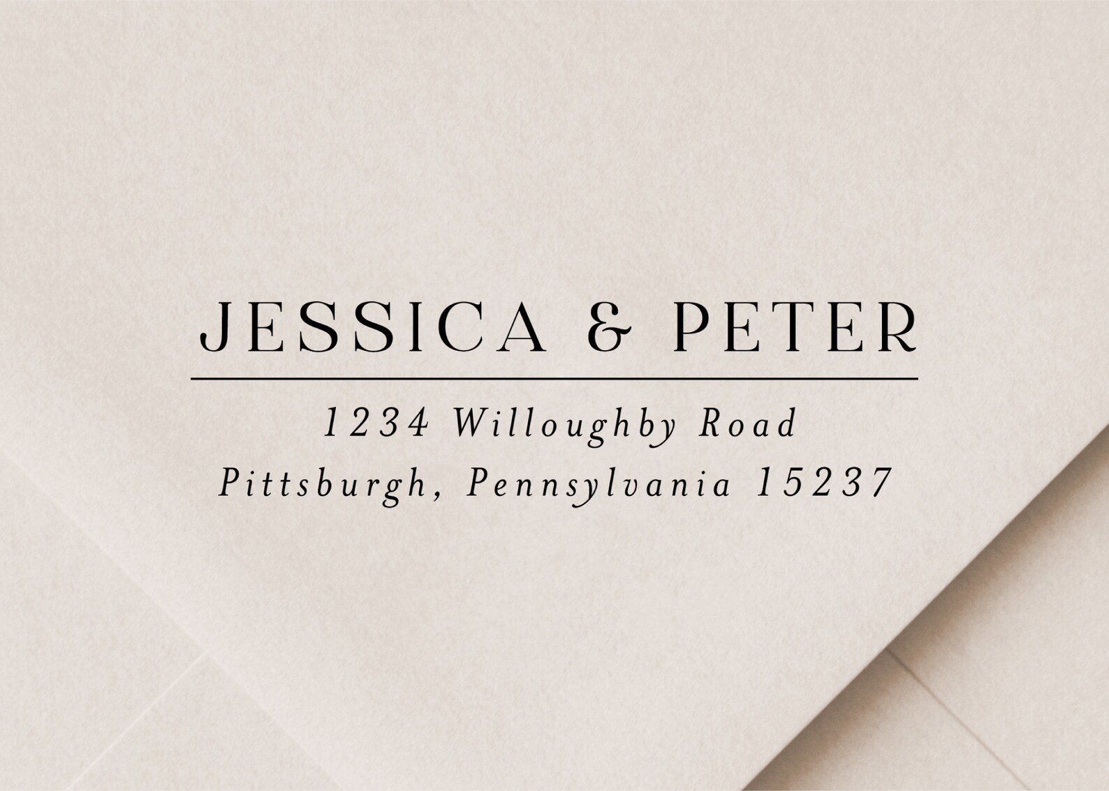 Self Inking or Wood Return Address Stamp - Custom Return Label Stamp ...