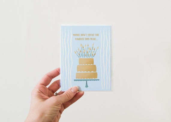 Funny Birthday Card Aging and Getting Older Birthday Card - Etsy