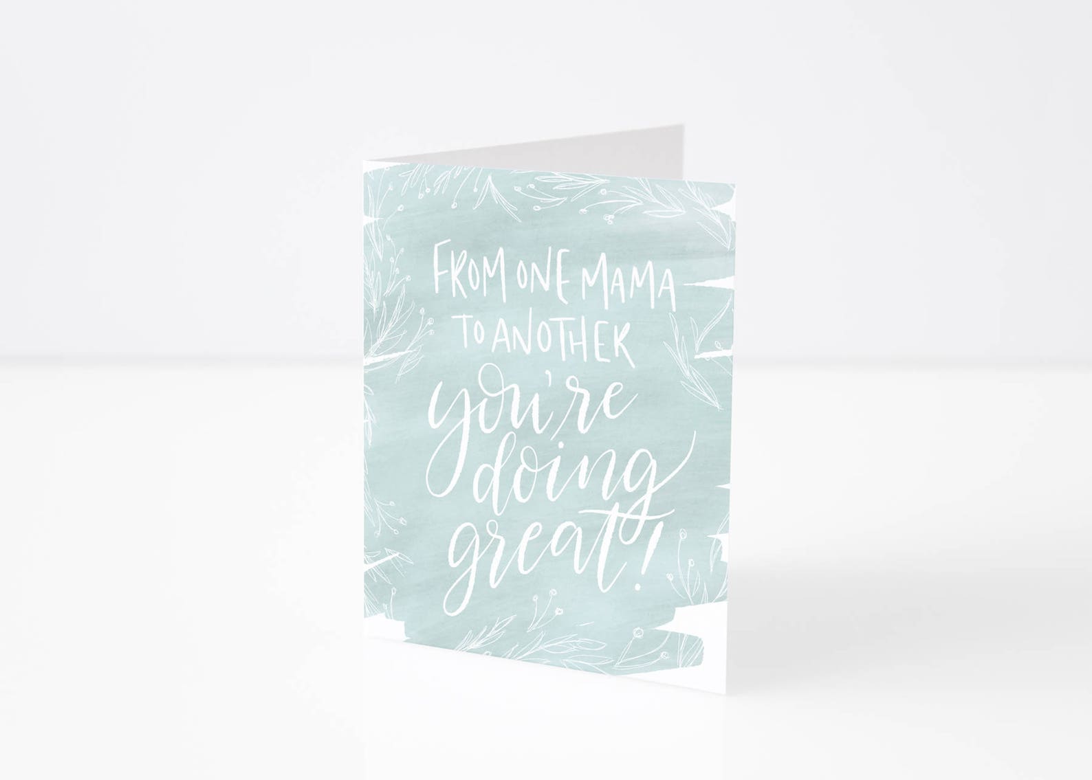 You're Doing Great New Mom Card New Mother Support - Etsy