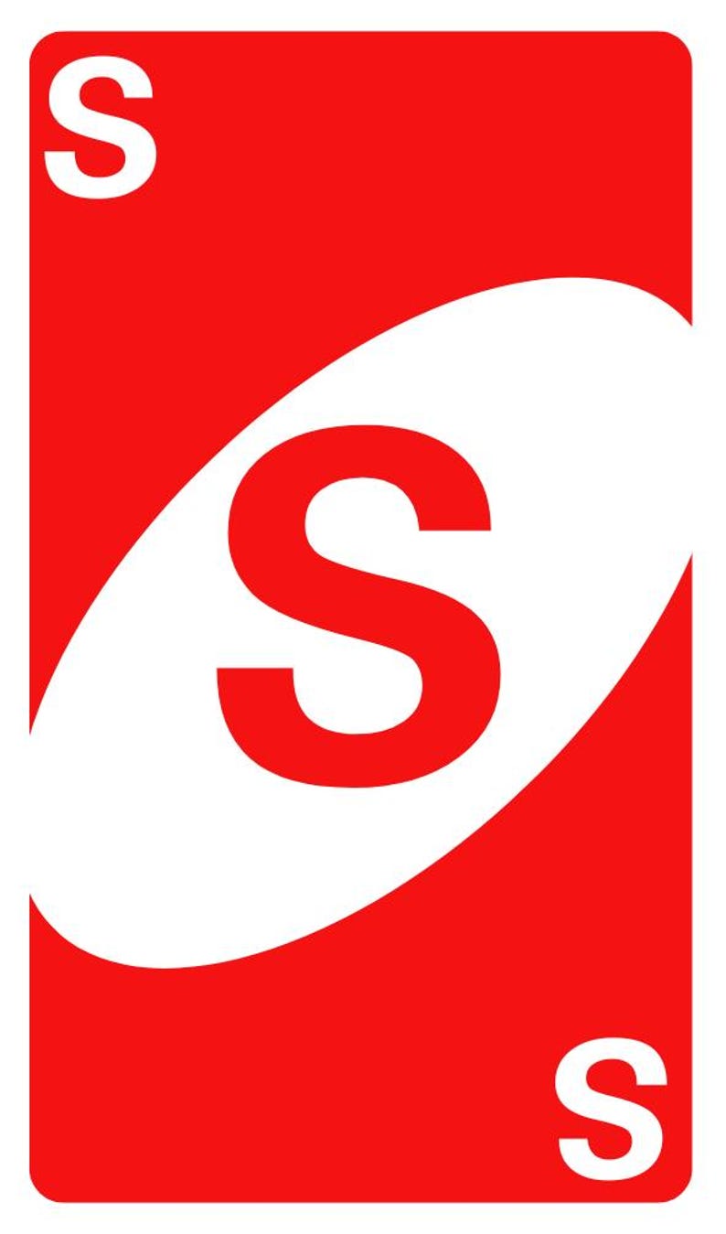 UNO Letter Cards - Etsy