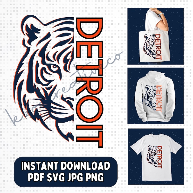 Tiger Lion Dtf Design - Etsy