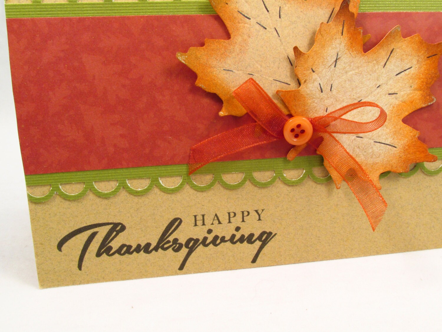 Happy Thanksgiving Thanksgiving Card Handmade Card Fall - Etsy