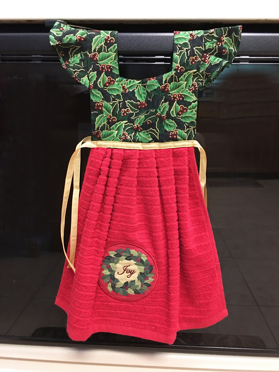 Kitchen Towel Dress, Handmade, Kitchen Decor, Towel Dress, Decorative ...