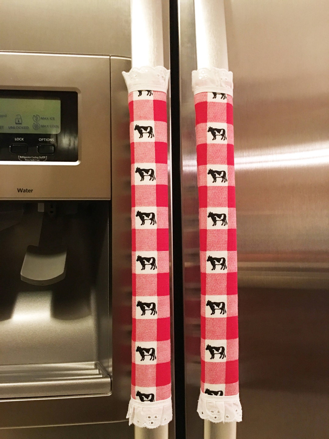 Refrigerator Handle Covers, Fridge Handle Covers, Handmade, Kitchen ...