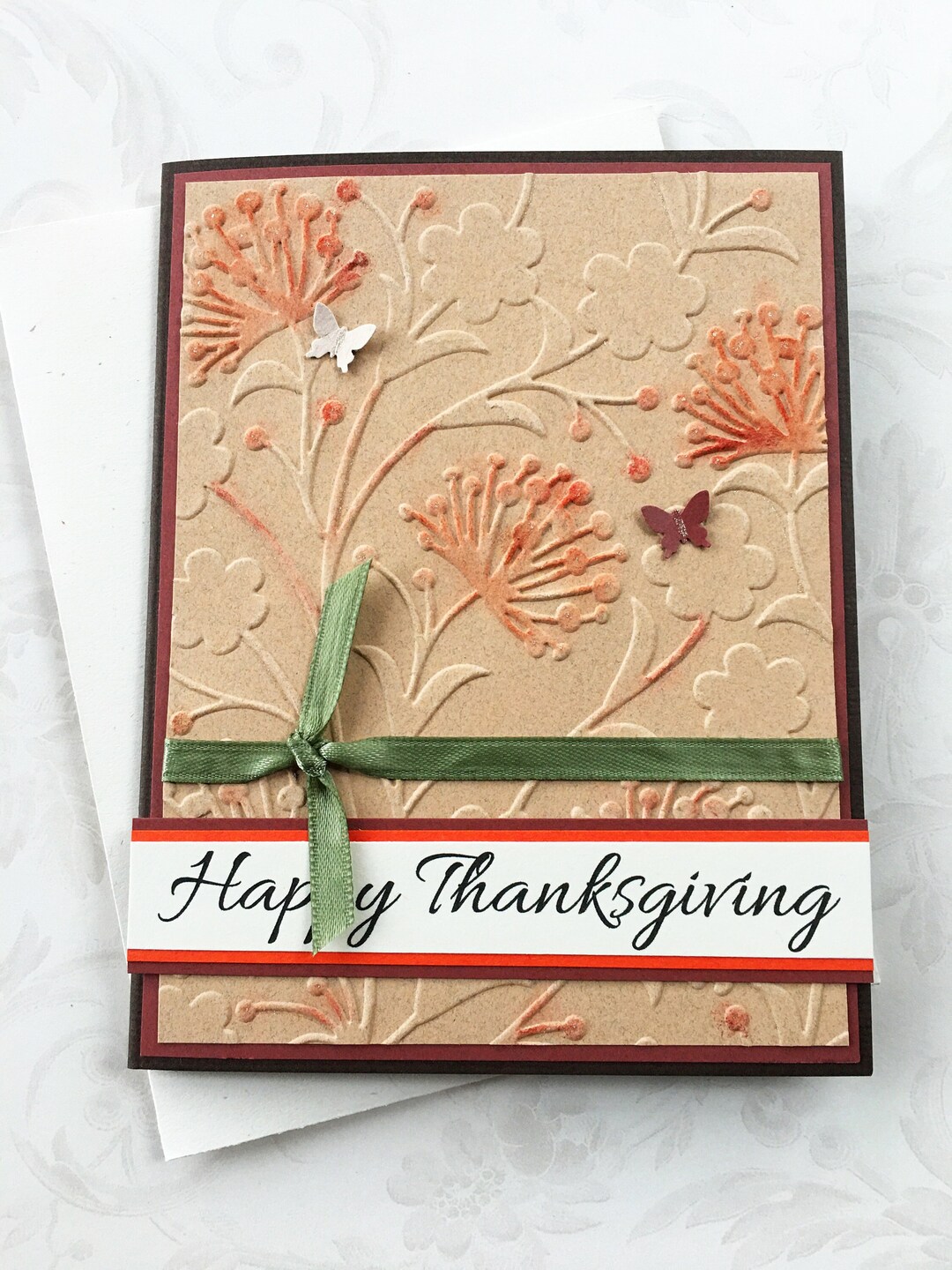 Thanksgiving Card, Happy Thanksgiving, Handmade Card, Fall Card ...