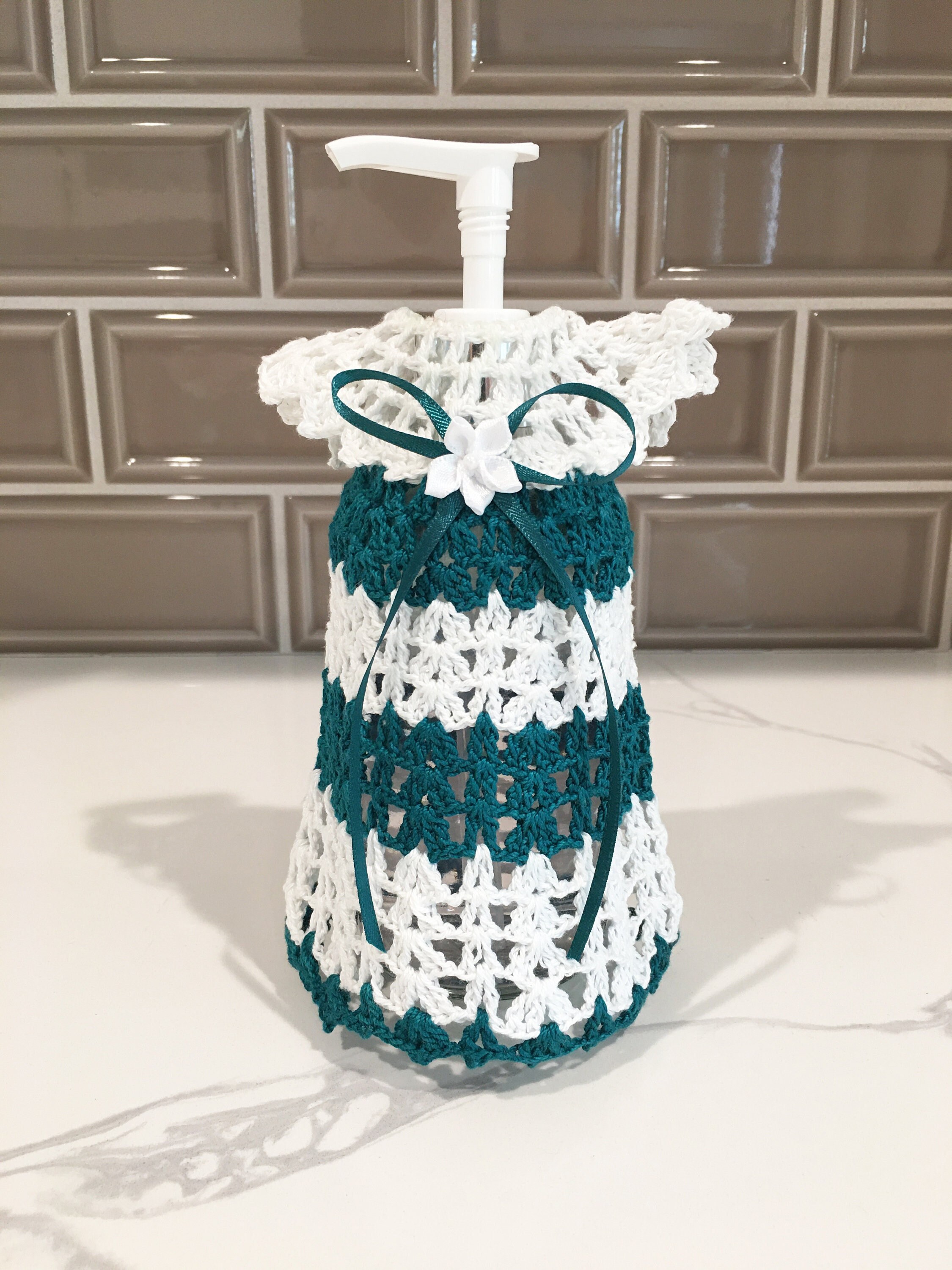Easy Crochet Dish Soap Covers