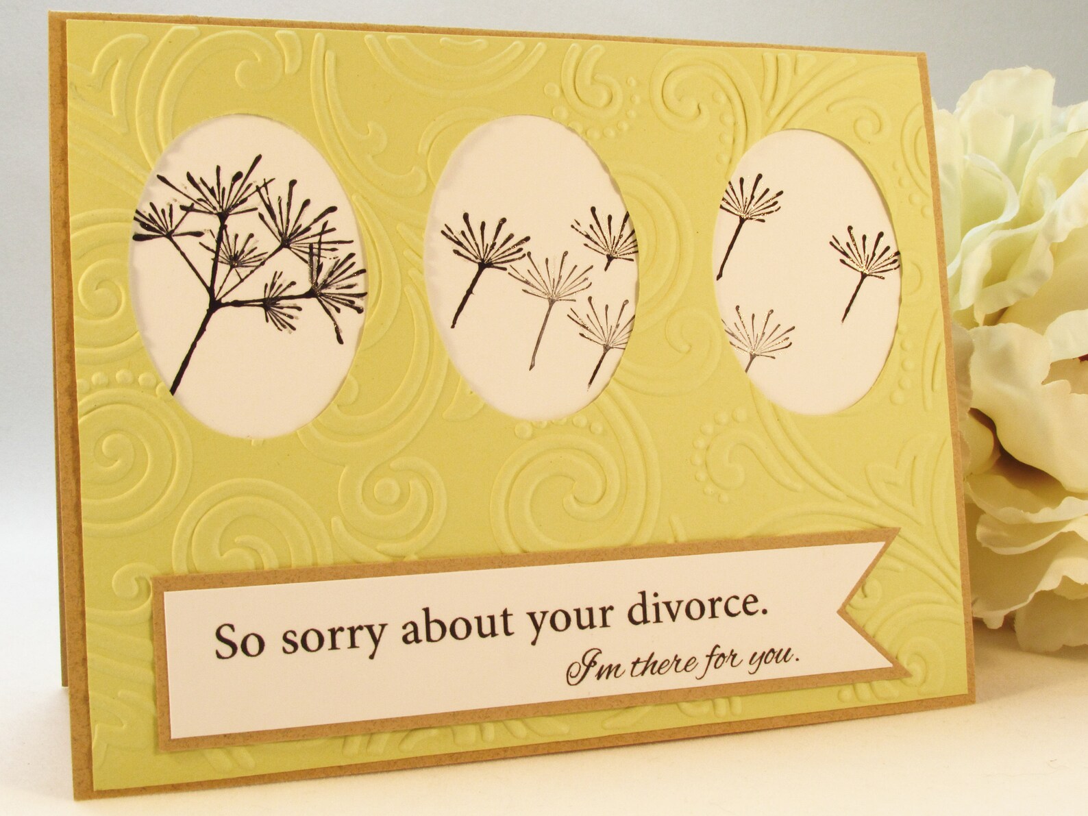 Divorce Card handmade card sympathy card friendship card - Etsy Italia