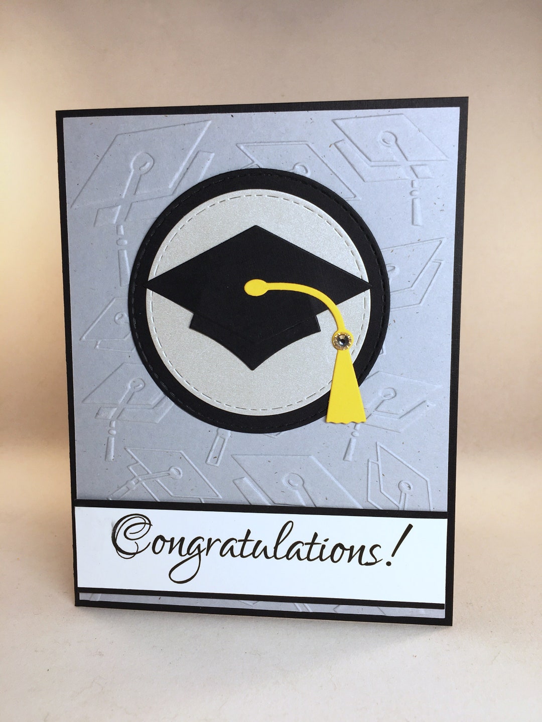 Graduation Card, Congratulations Graduate, Handmade Card, so Proud of ...