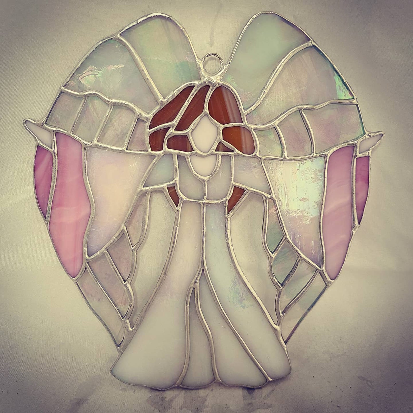 Stained Glass Angel With Outstretched Arms - Etsy