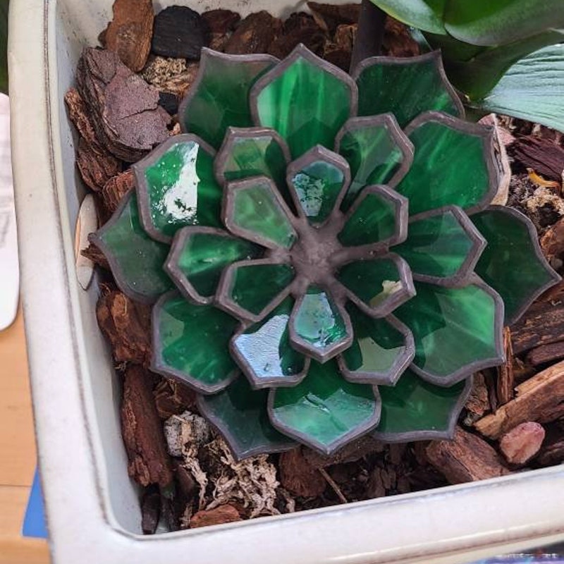 Stained Glass Planters - Etsy