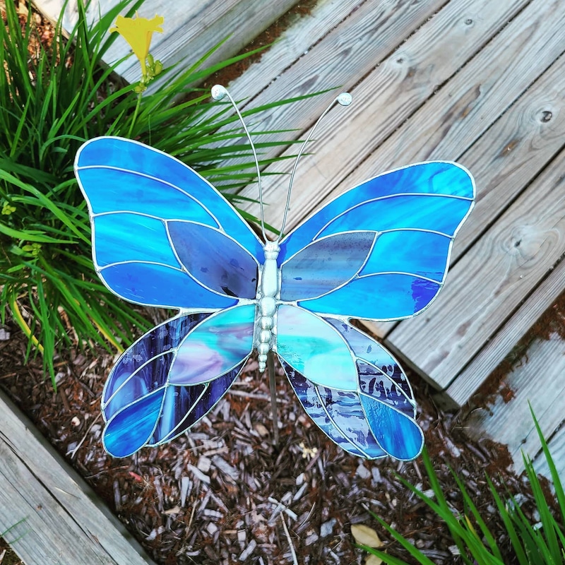 Stained Glass Butterfly - Etsy