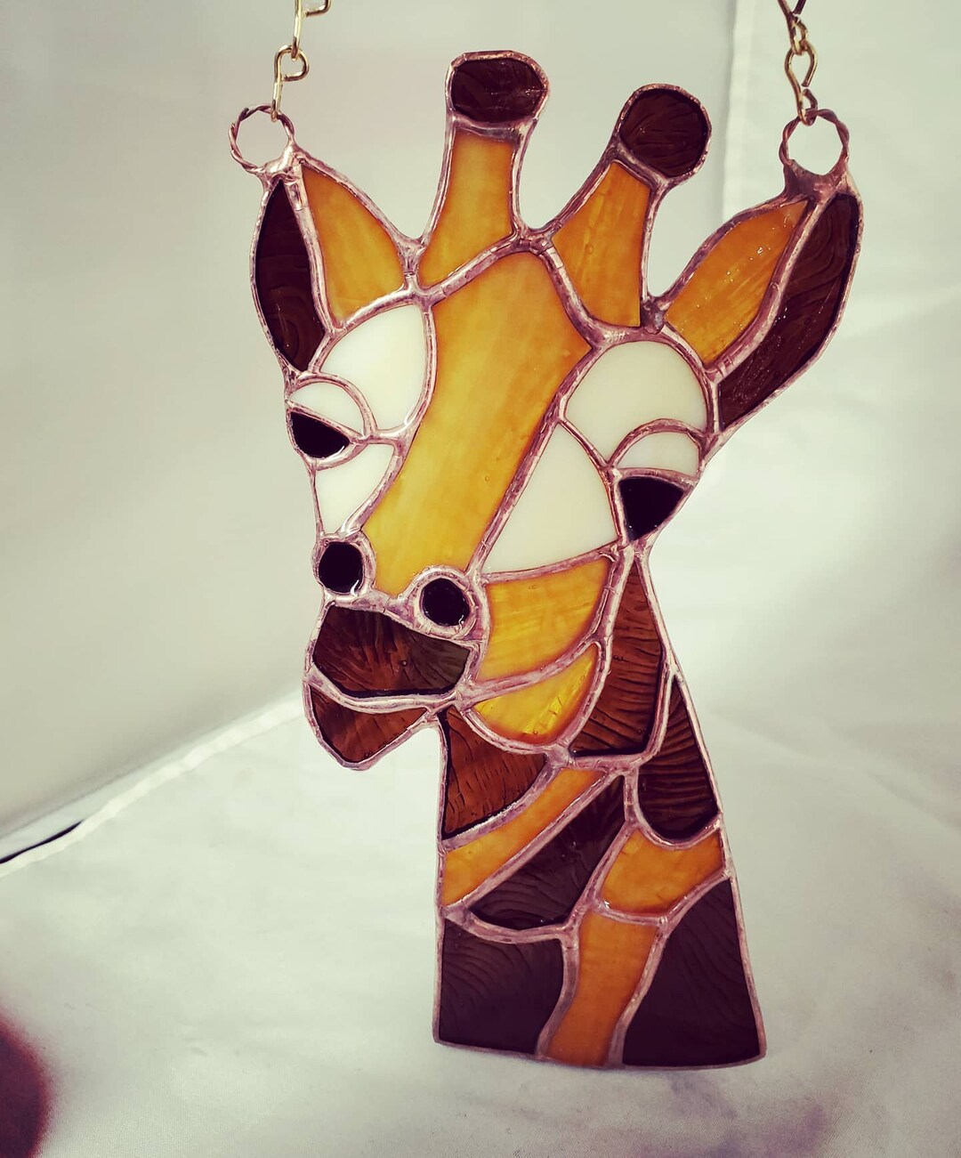 Stained Glass Giraffe Suncatcher - Etsy