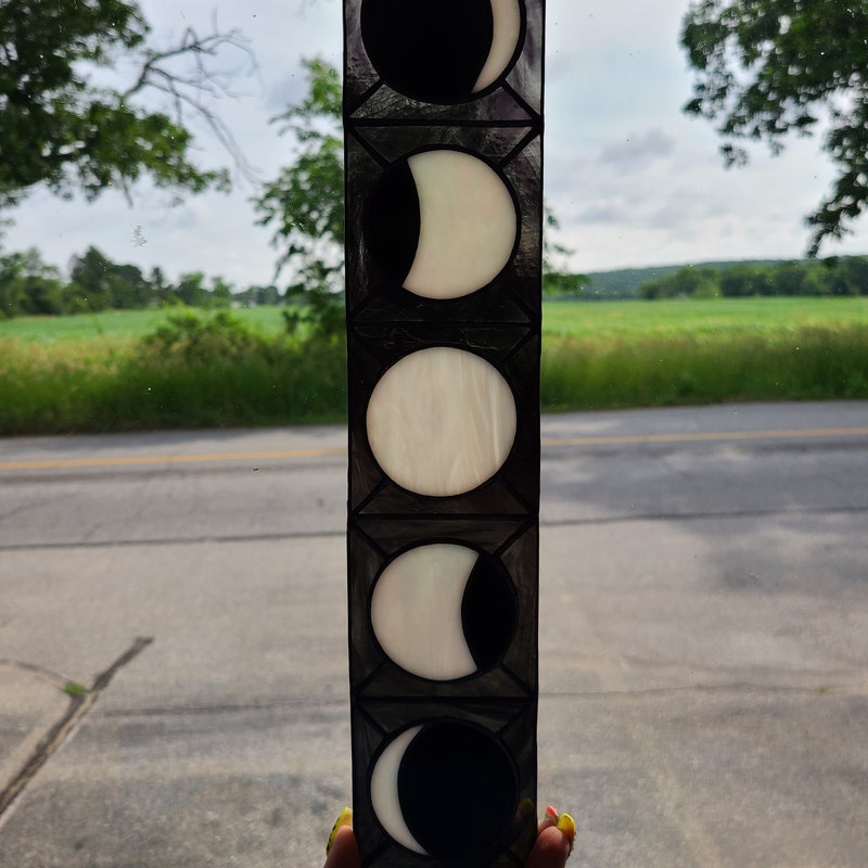 Stained Glass Moon - Etsy