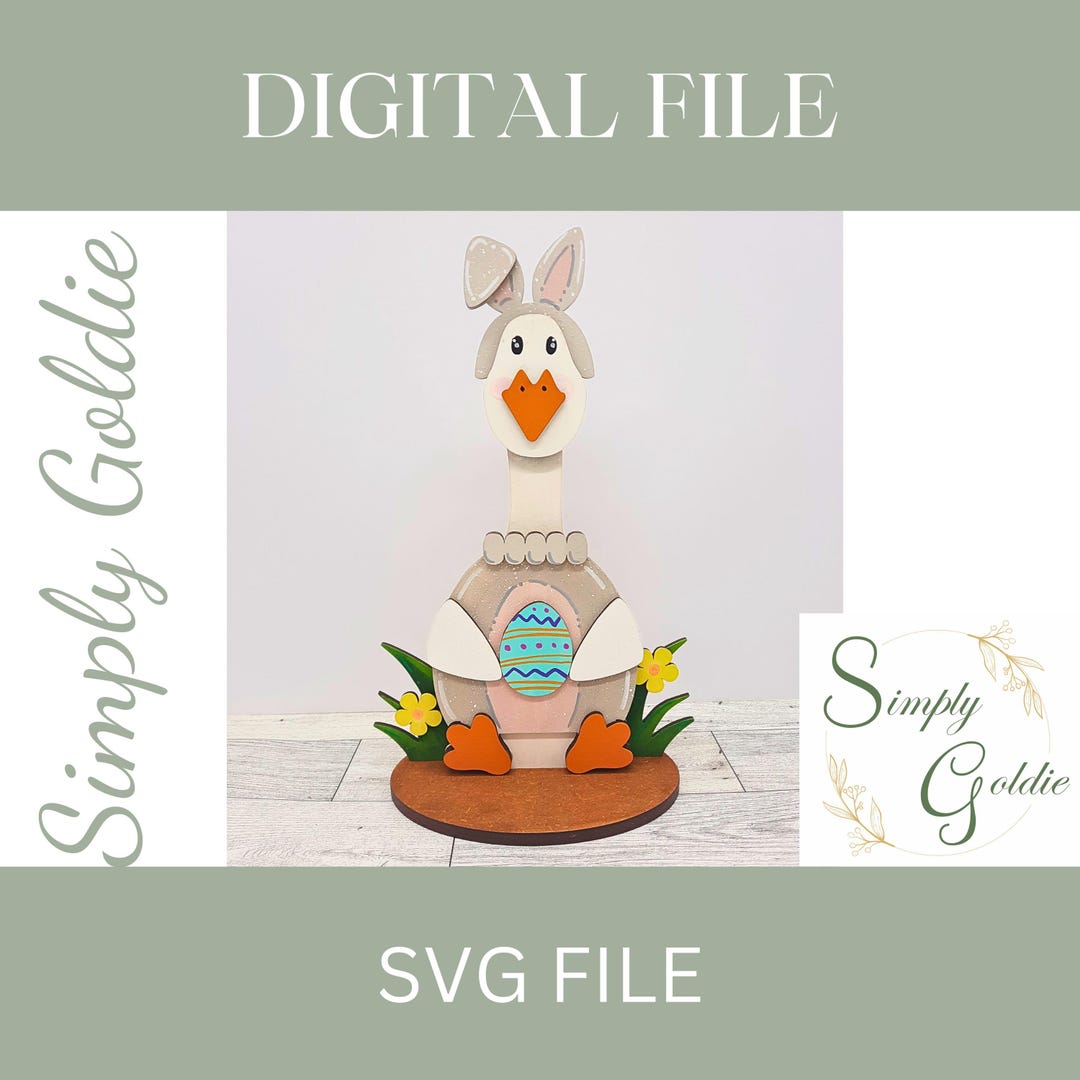 Easter Goose Outfit - SVG for Laser Cutting - Etsy