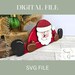 Santa Splits Shelf Sitter- for Laser Cutting - Etsy