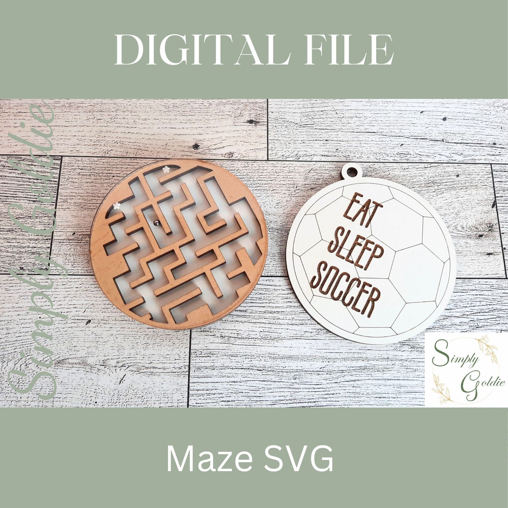 Soccer Maze SVG for Laser Cutting - Etsy