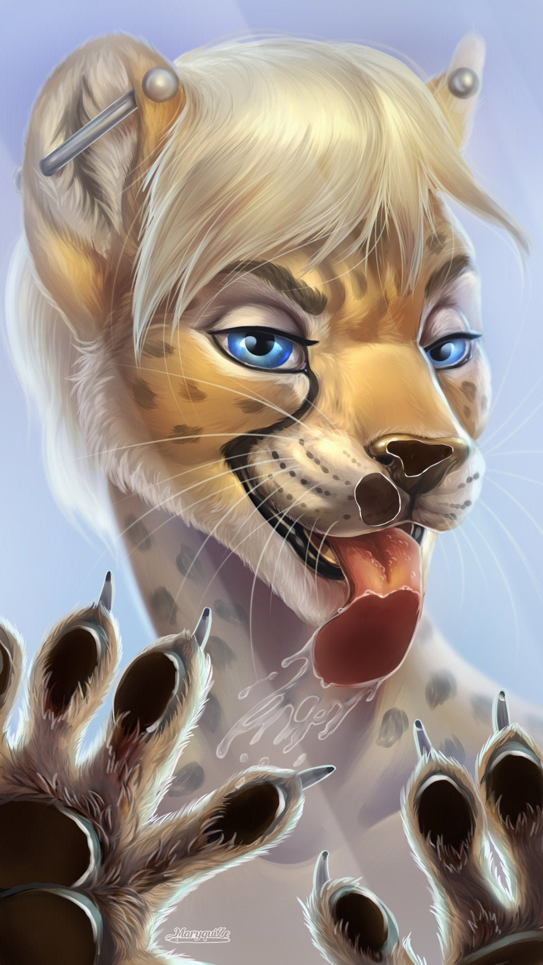 Drawing & Illustration Art & Collectibles Furry Phone desktop Wallpaper ...