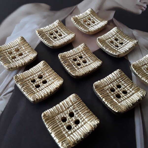 Square Buttons - Etsy