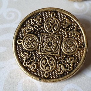 11/16 17.8mm 28L Russian Look Antique Gold Buttons ITALIAN MADE - Etsy UK