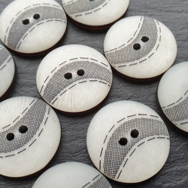 Grey Buttons - Etsy