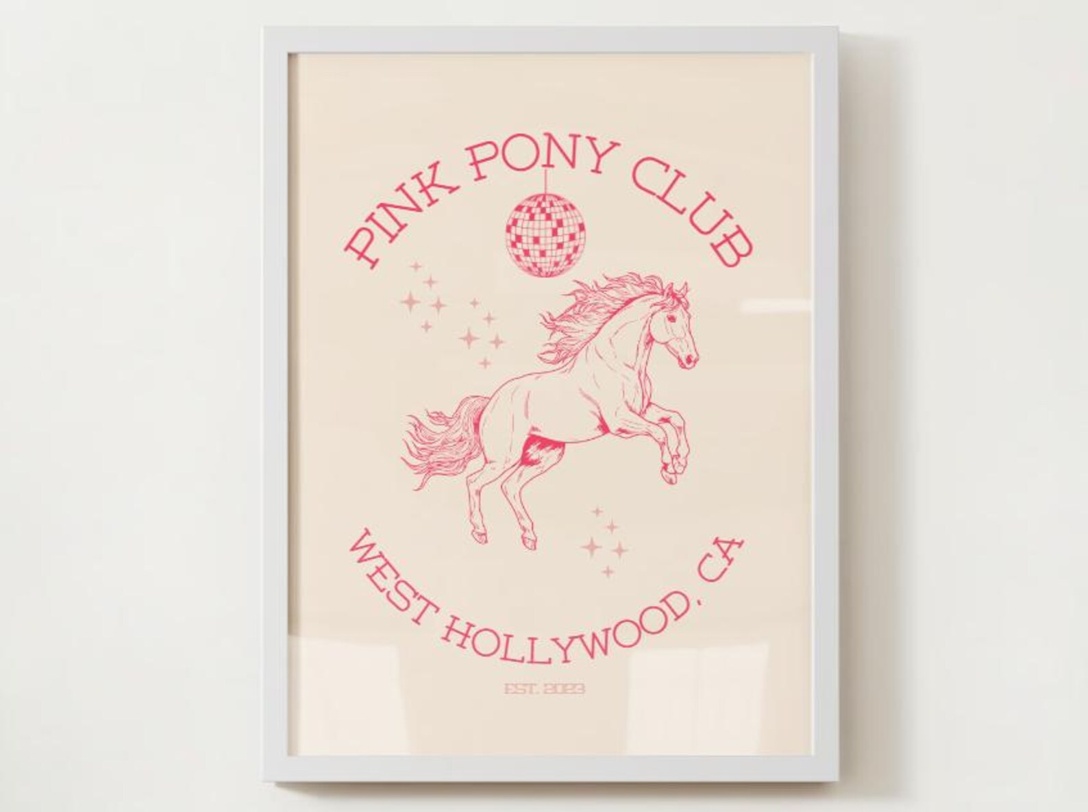 Pink Pony Club Art Print, Chappell Roan Wall Art, Digital Download ...
