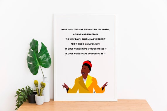 PRINTABLE Amanda Gorman Inauguration Poem Speech 2021 | Etsy