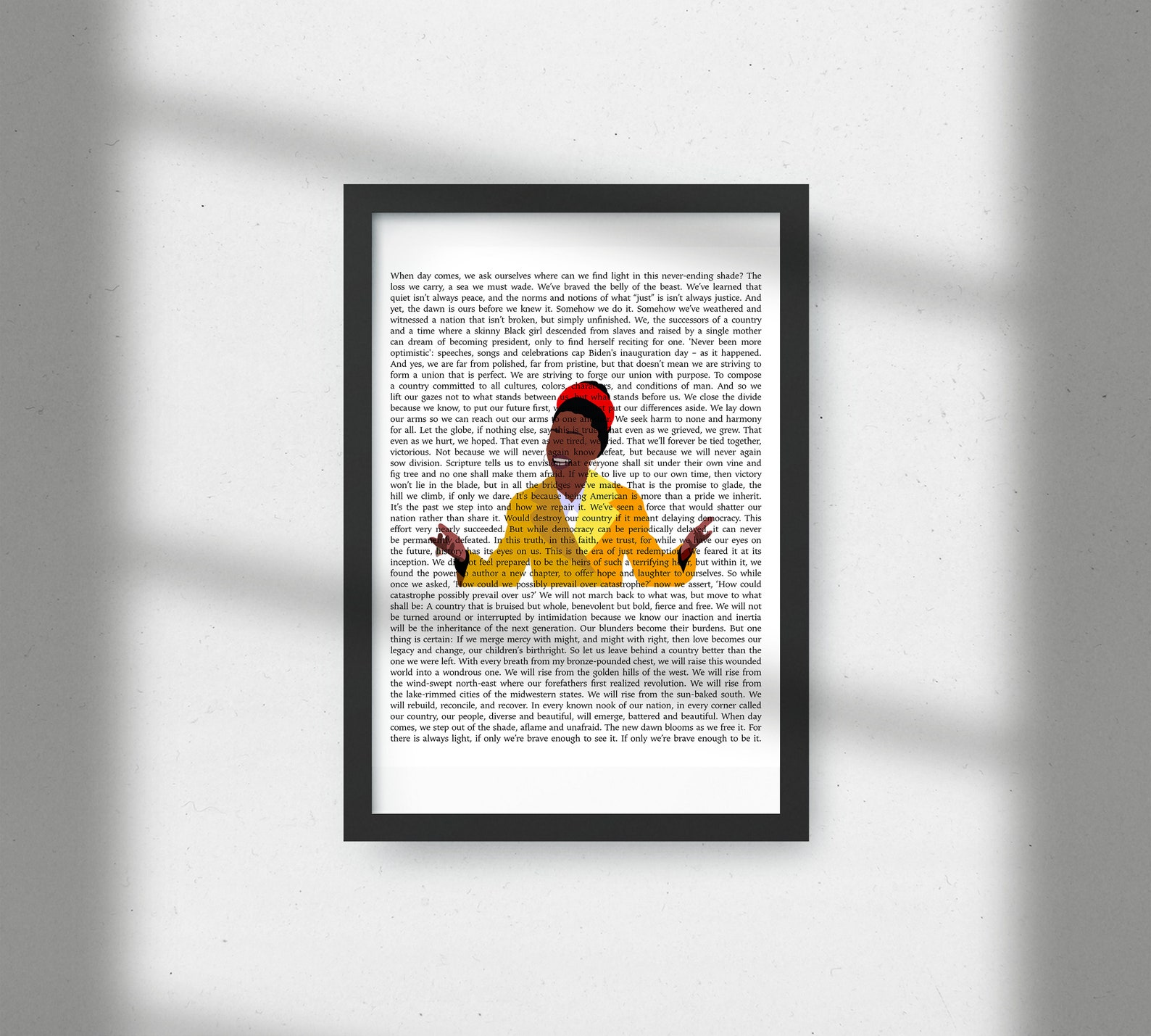 PRINTABLE Amanda Gorman the Hill We Climb Inauguration Full Poem Speech ...