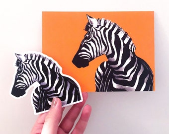 Zebra stickers | Etsy