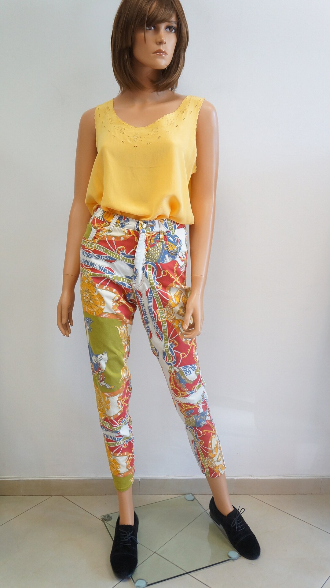 Moschino Ducks Trousers, Vintage Moschino Jeans Funny Print Trousers,29 ...