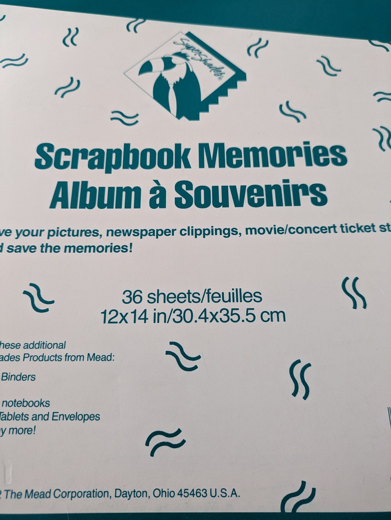 Vintage Mead Super Shades Spiral Scrapbook, Photo Album, or Sketchbook ...