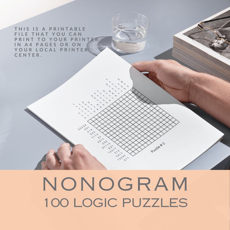 Nonogram Logic Puzzle Medium Games Activity Puzzles for Beginners ...