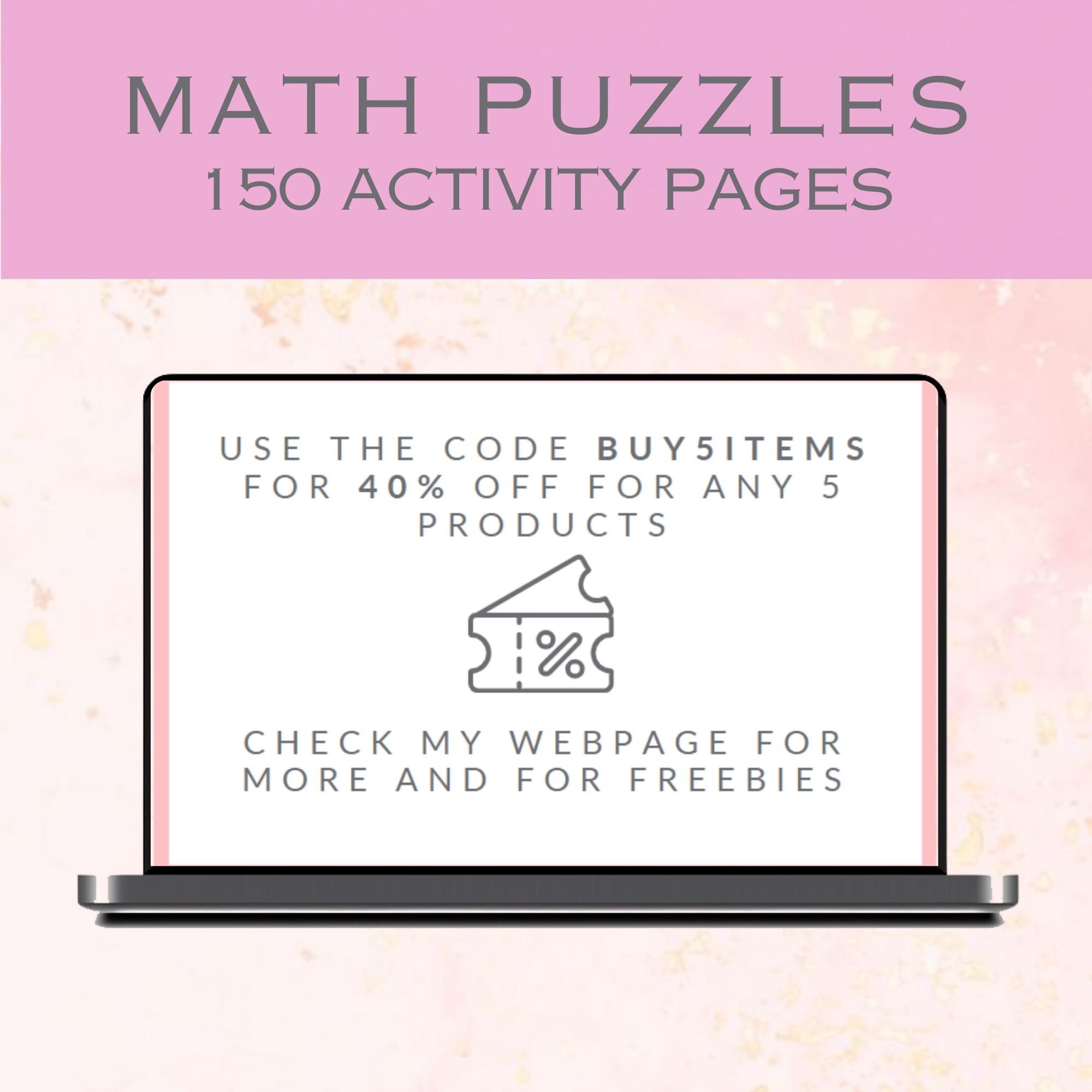 Math Crossword Puzzle Easy Games Activity Puzzles for Beginners ...