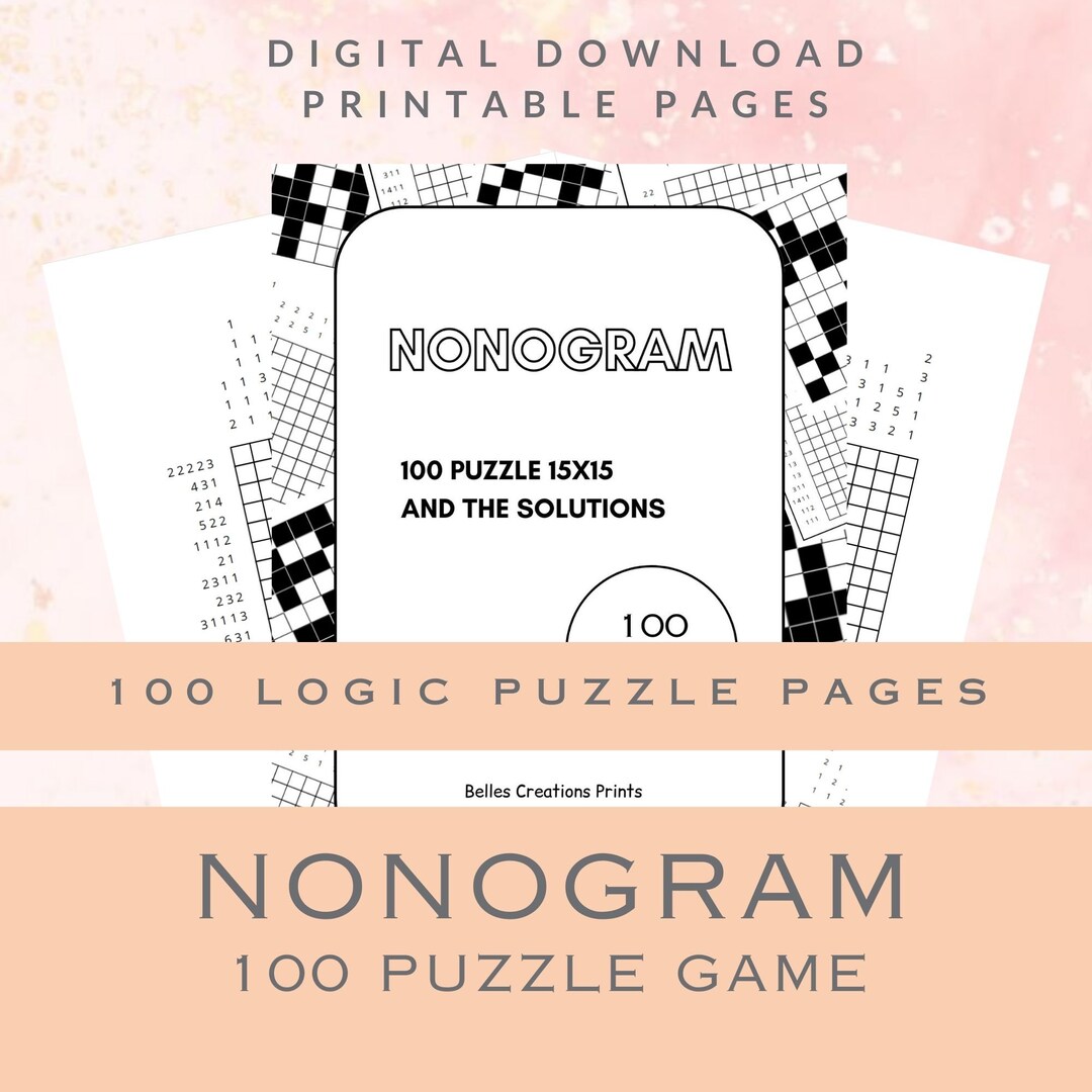 Nonogram Logic Puzzle Easy Games Activity Puzzles for Beginners ...