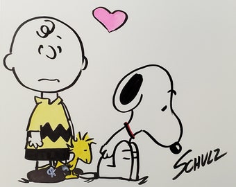 Charlie Brown and Snoopy Color Drawing Art, Snoopy & Charlie Brown ...