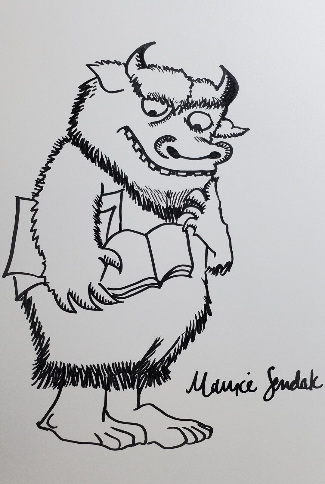 Where the Wild Things Are, Art Drawing, Ink Drawing, Maurice Sendak ...
