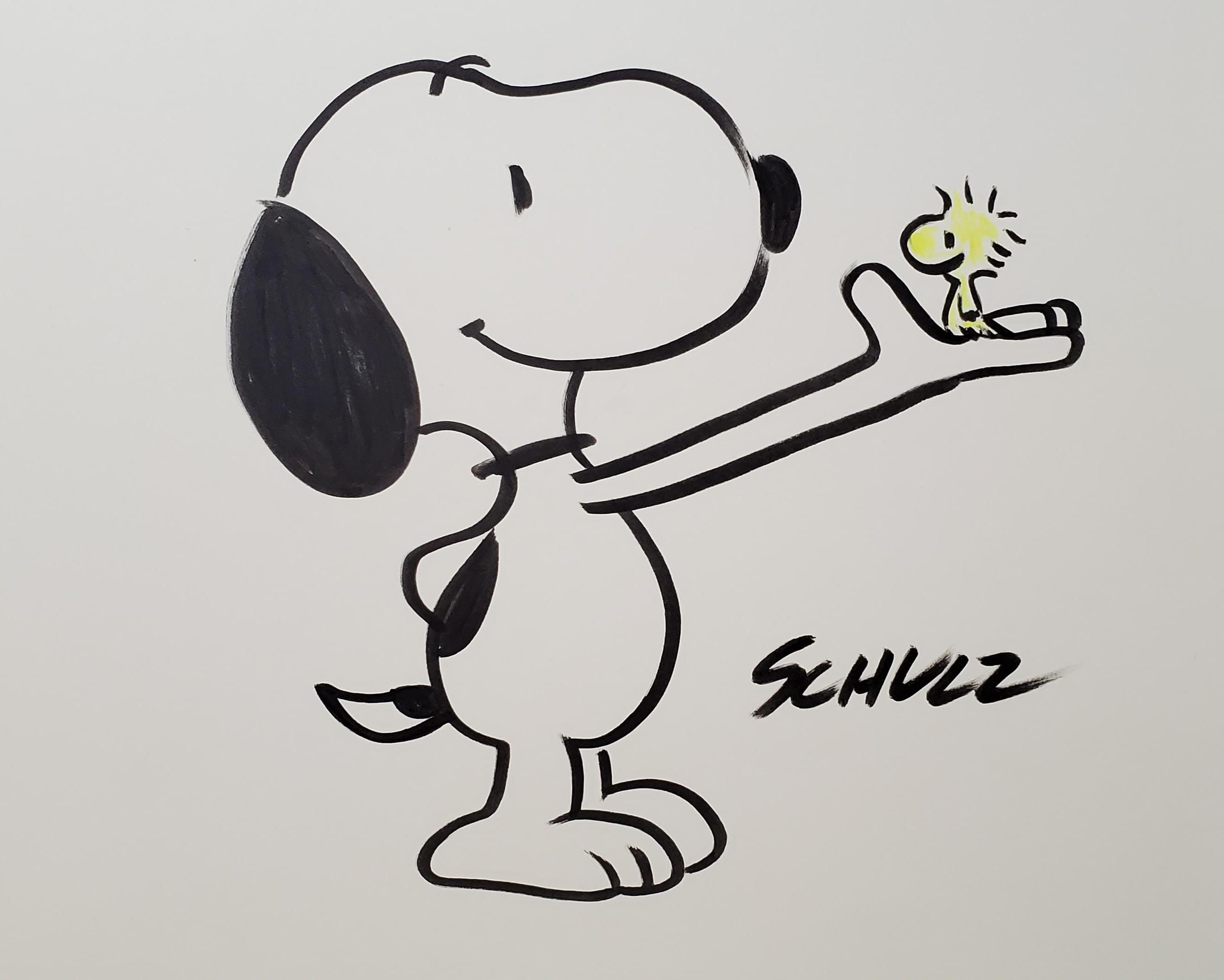 Drawings Of Snoopy